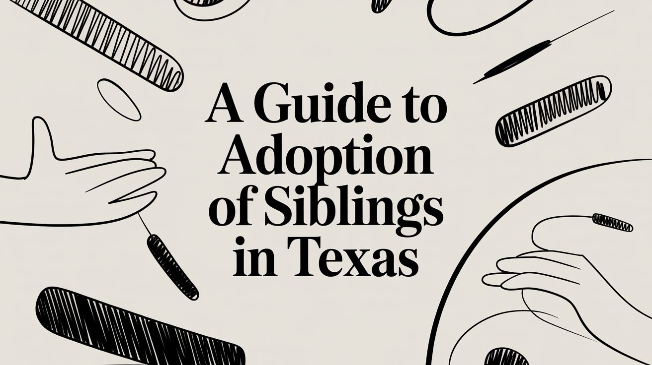 A Guide to the Adoption of Siblings in Texas